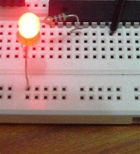 Microcontroller Basics How To Program An MCU For Turning ON An LED Circuit Diagram Centre