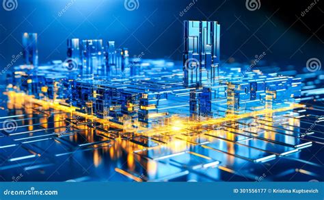 Chip Cpu Processor Processor With The Underside On A Black Background