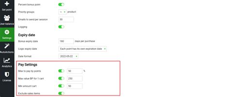 Settings Payment For Purchases With Reward Points Wbw Best