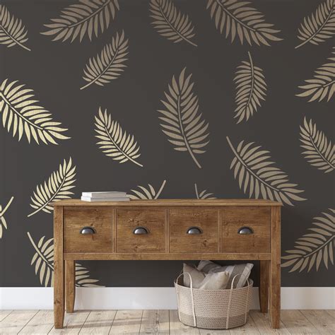 Palm Leaf Stencil Printable