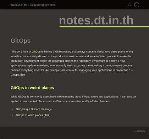 Gitops Th