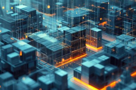 Communication Hub Centralized Distribution Center Premium Ai Generated Image