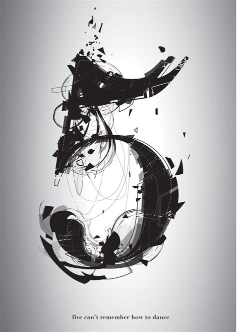 Number Five Poster Picture Metal Print Paint By Chasing Artwork