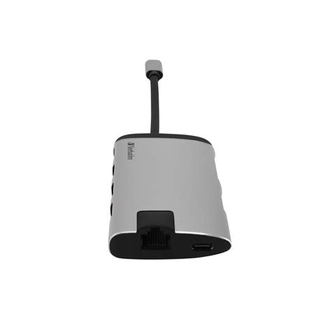 Usb C Multiport Hub Usb Hdmi Gigabit Ethernet Sd Microsd Usb C Verbatim