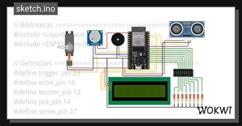 Sensor De Estacionamento Etapa 3 Wokwi Esp32 Stm32 Arduino Simulator