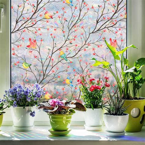 Stained Glass Window Filmstatic Cling Window Privacy Film Decorative