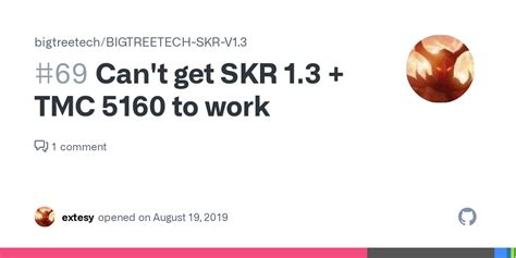Can T Get SKR 1 3 TMC 5160 To Work Issue 69 Bigtreetech BIGTREETECH SKR V1 3 GitHub