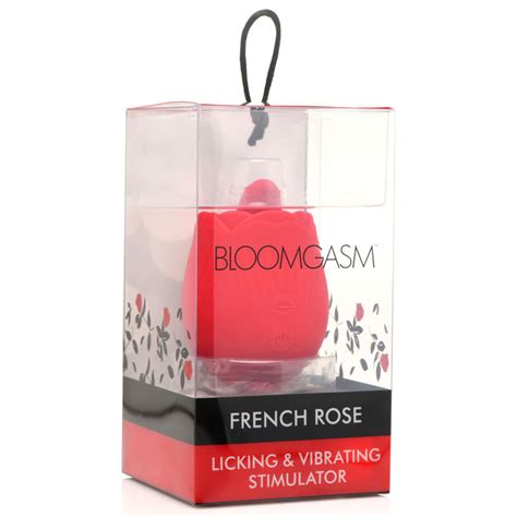 X French Rose Licking And Vibrating Stimulator O Kinky