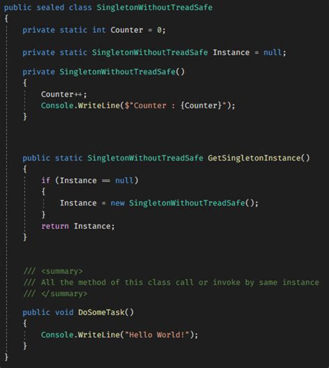 GitHub Dotnet Simformsolutions Singleton Design Pattern