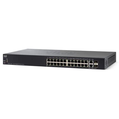 Cisco 26 Port Gigabit Poe Smart Switch Sg250 26hp