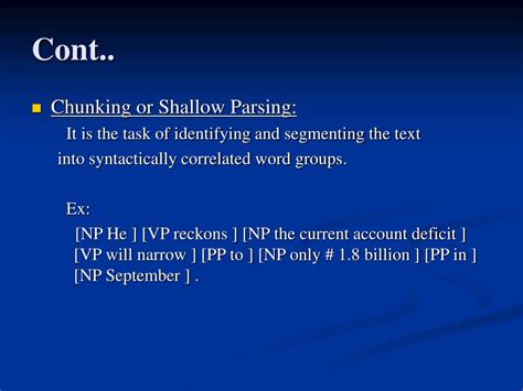 Ppt Part Of Speech Tagging And Chunking Using Crf And Tbl Powerpoint