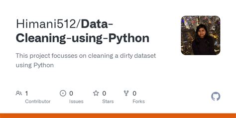 GitHub Himani Data Cleaning Using Python This Project Focusses On Cleaning A Dirty Dataset