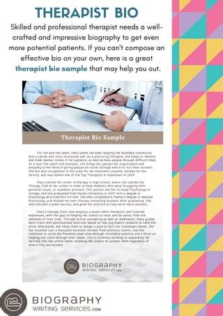 A Great Collections Of Bio Samples That Stand Out Pdf