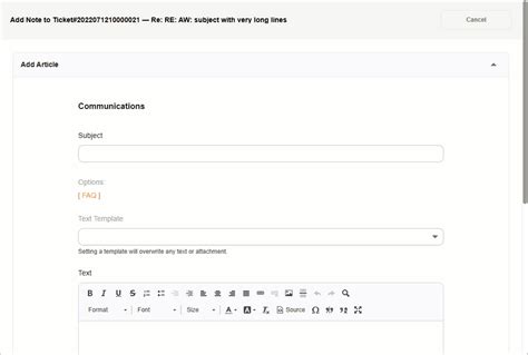 Communication Templates Znuny Documentation Communication Templates Znuny Documentation