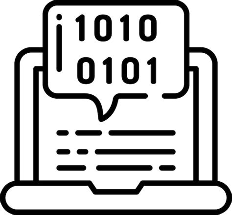 Premium Vector Coding Outline Vector Illustration