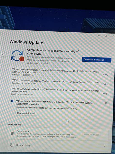 Is Anyone Elses Windows 11 Updates Failing Does Anyone Know How To Fix This I Have Tried