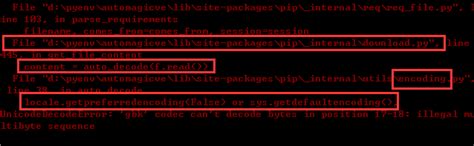 Pip Install安装中的编码错误三种类型的解决办法pip 编码 Csdn博客