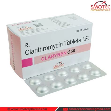 Pharmaceutical Syrup Clarithromycin For Oral Suspension Usp For