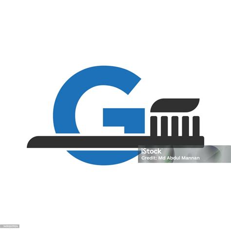 초기 편지 G 치과 로고는 칫솔 기호 템플릿과 결합 건강관리와 의술에 대한 스톡 벡터 아트 및 기타 이미지 건강관리와 의술 건강한 생활방식 깨끗한 Istock