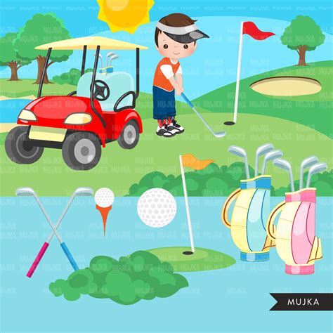 Golf Clipart Png Characters