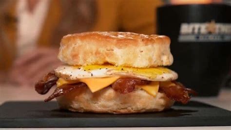 Homestyle Biscuit Breakfast Sandwiches Super Bacon Biscuit Sandwich