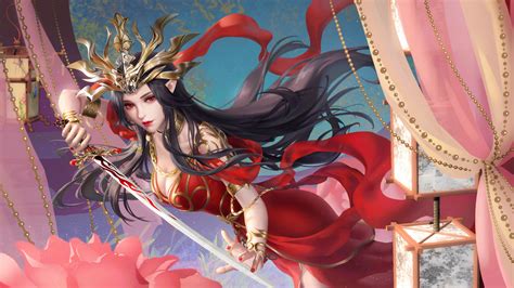 Cai Lin Doupo Cangqiong Drawn By Chang Juejue Danbooru
