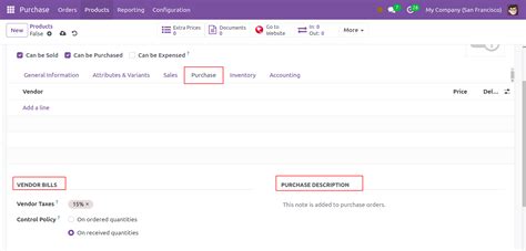 Product Management In Odoo Purchase Odoo Community Book