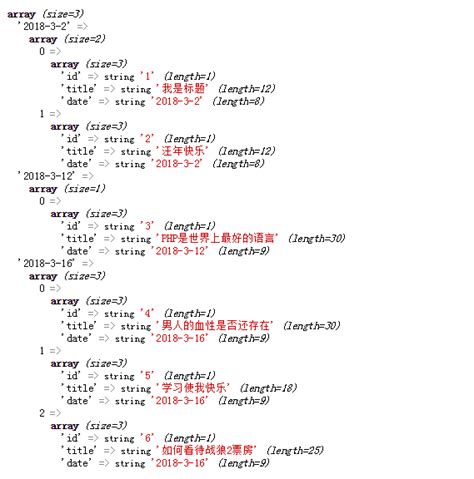 php 多维数组将下标从0开始 知乎