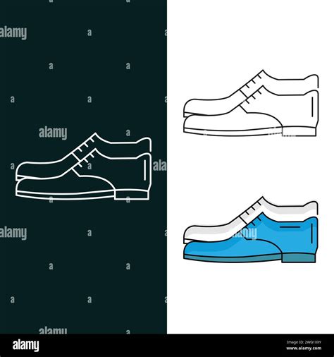 Mens Shoes Icon Stock Vector Images Alamy