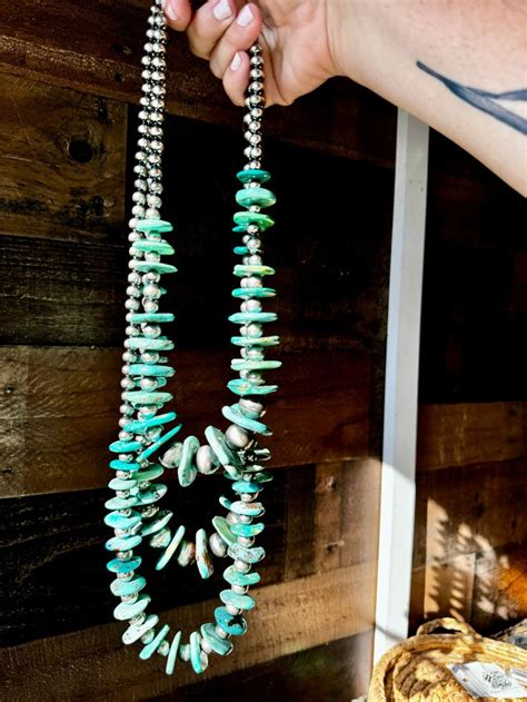 28 Inch Nfr Collection Sterling Silver And Turquoise Sterling