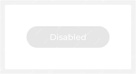 Premium Vector Disabled Register Button Ui Element Template