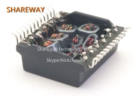 10g Lan Gigabit Ethernet Transformer Smt Single Port Discrete Module Hr602495 Hr602498
