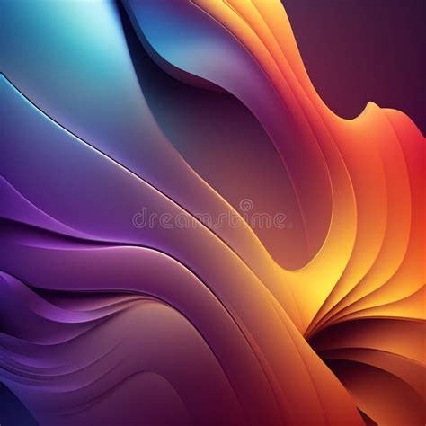 Abstract Gradient Waves Stock Illustration Illustration Of Creative 276186157