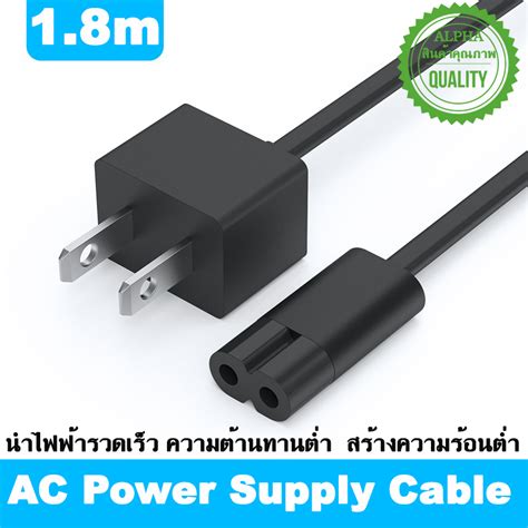 สายไฟ Ac 18m 2pin Ac Power Supply Cable Cord Us Plug สำหรับ Apple