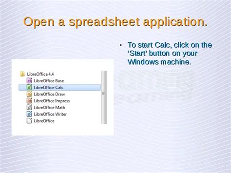 Working With Spreadsheets