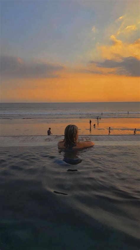 Beach Girl Beach Sunset Vsco Girl Vibes Aesthetic Dream Vacation Bali Dream Vacations