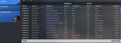 Logbook Columns Fail To Sort Chronologically User Interface And Activities Microsoft Flight