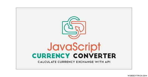 JavaScript Currency Converter With API And CSS