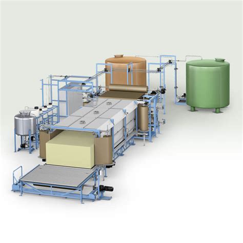 Jflex 슬랩스탁 발포의 연속 생산을 위한 울트라 컴팩트 설비 유한회사헤네케 폴리우레탄 프로세싱 기계 플랜트 및 기술