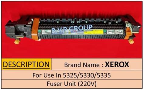 Plastic Xerox 5225 5335 Fuser Unit For Printing Industry Roll At Rs 8500 In Mumbai