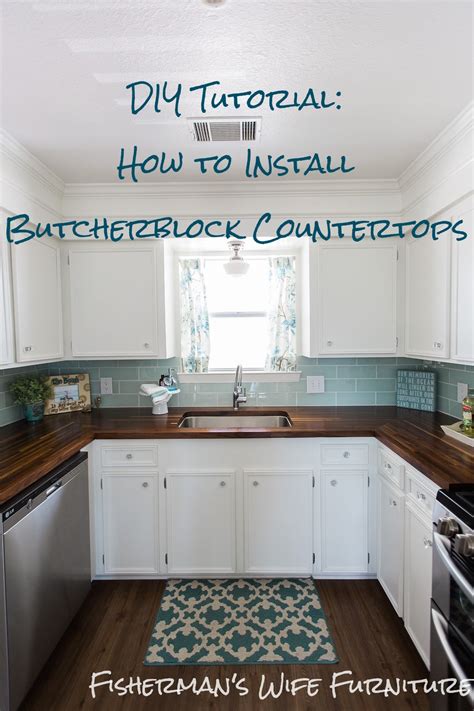 Fishermans Wife Furniture Diy Butcher Block Countertops