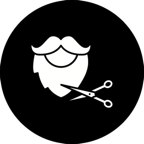 Premium Vector Beard Trimming Icon