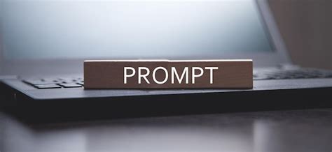 Premium Photo Prompt Word On Wooden Block
