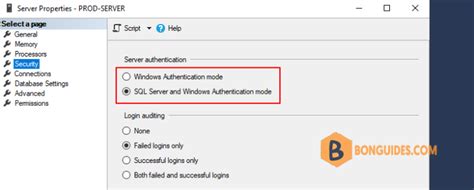 How To Check Sql Server Authentication Mode
