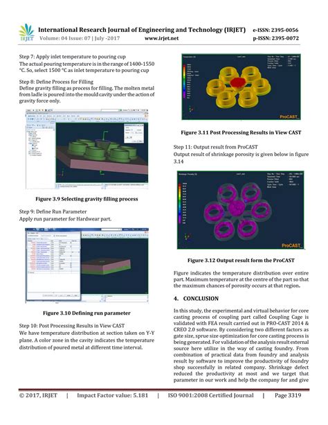casting defect identification and its solution by niyama simulation pdf