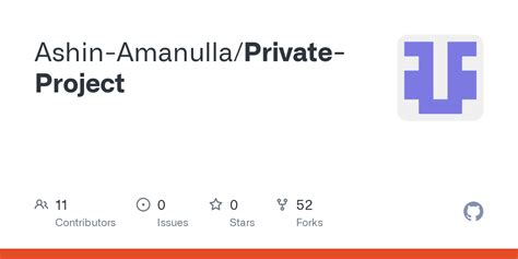 GitHub Ashin Amanulla Private Project