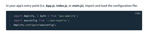 Feedback Getting Started Amplify Should Include Import Info Issue 3949 Aws Amplify Docs