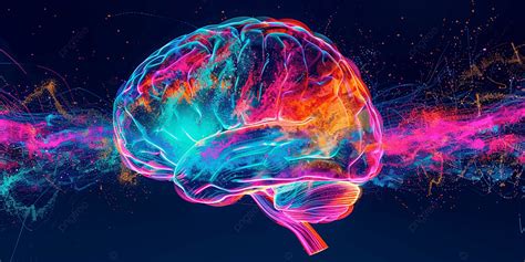 생각과 혁신의 생생한 개념적 인간 두뇌 창의적 시각화 개념적 인간의 뇌 뇌 배경 일러스트 및 사진 무료 다운로드 Pngtree