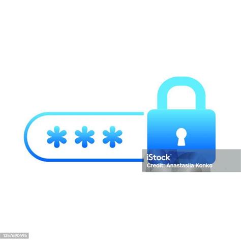 흰색 배경에 격리 된 암호 알림 및 잠금 아이콘 보안 통지의 개념 개인 액세스 사용자 권한 부여 메모 로그인 양식 아이콘 인터넷