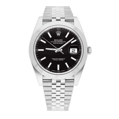 Rolex Datejust 126300 41 Mm Black Dial Smooth 2021